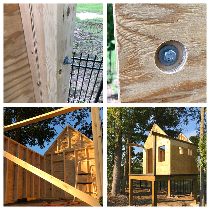 Raised Kids Craftsman Playhouse